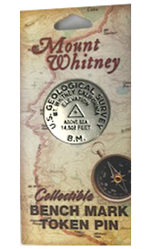 Mount Whitney Benchmark Pin – Peak Productions